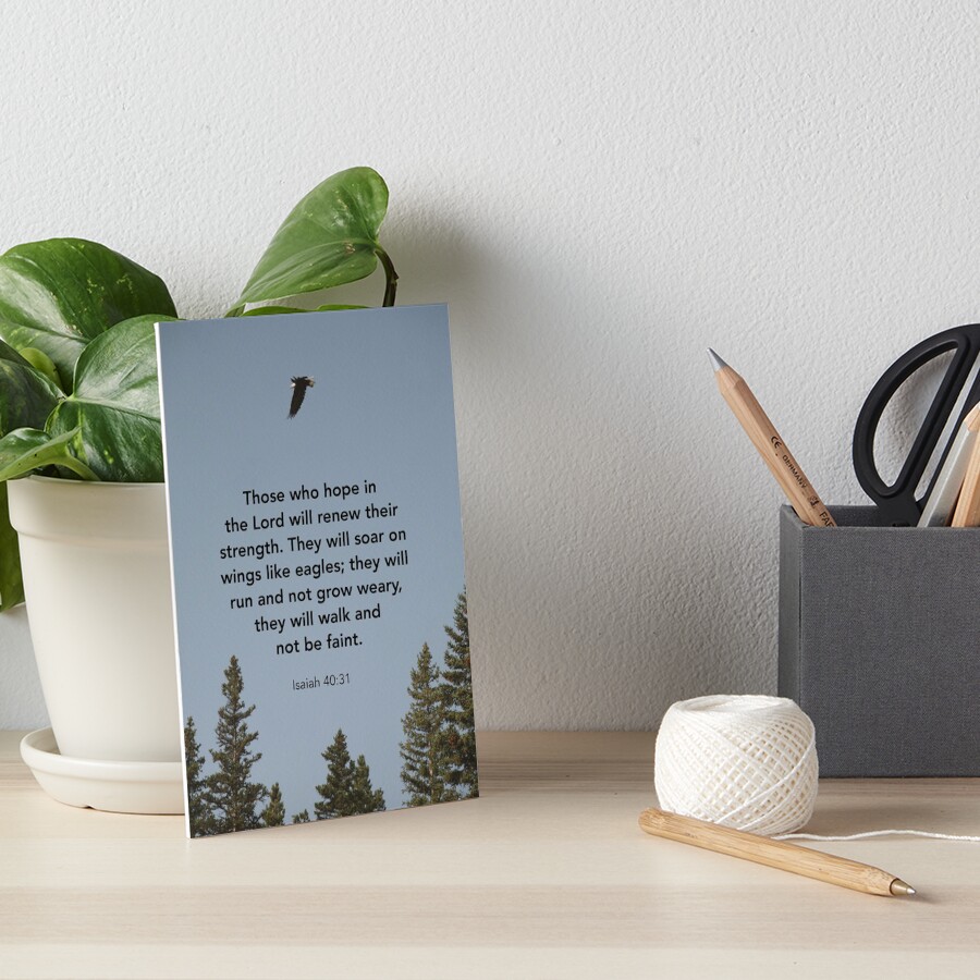 "Wings like eagles, Isaiah 40 31 Bible Verse, Christian gifts for women ...