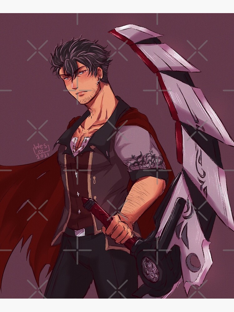 "Tonfa Harbinger Qrow" Poster by wes-shop | Redbubble