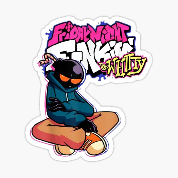 "Friday Night Funkin Battle With Whitty " Sticker for Sale by ...