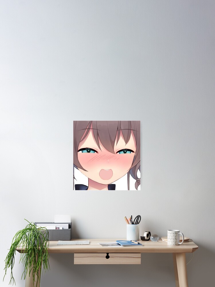"matsuri face meme" Poster for Sale by XTorraytor | Redbubble