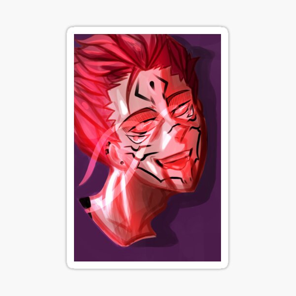 "Crazy Sukuna" Sticker for Sale by Aniartstore | Redbubble