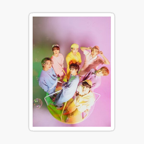 "BTS GROUP" Sticker for Sale by RachidLove | Redbubble