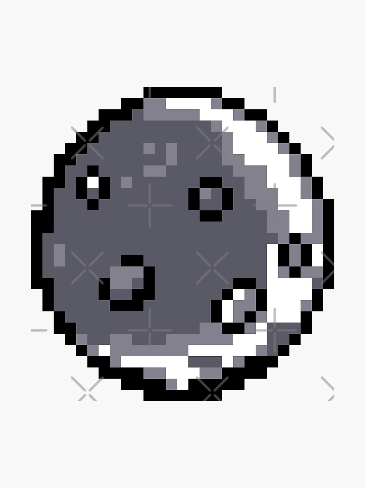 Pegatina «LUNA Pixel Art» de omarshdesigns | Redbubble