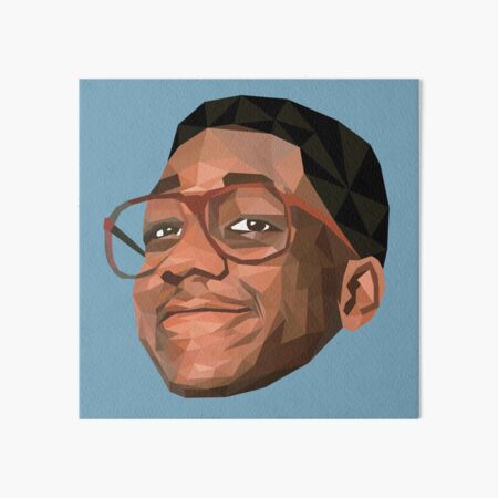 "Steve Urkel low poly art" Art Board Print by kingswag | Redbubble
