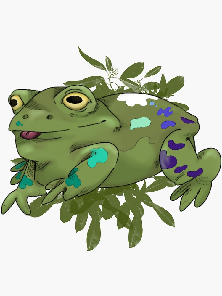 "mlm pride flag frog" Sticker for Sale by ribinapann | Redbubble