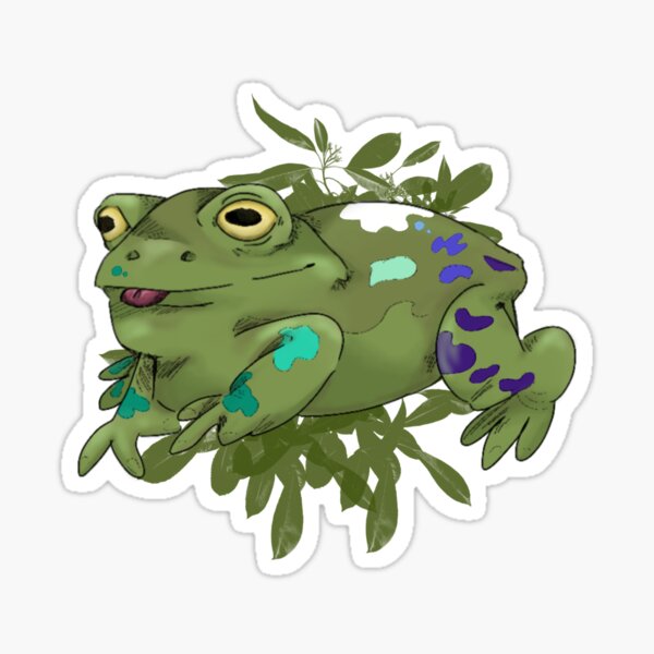 "mlm pride flag frog" Sticker for Sale by ribinapann | Redbubble