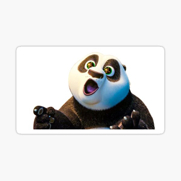 "Kung fu panda" Sticker for Sale by udaysamba | Redbubble