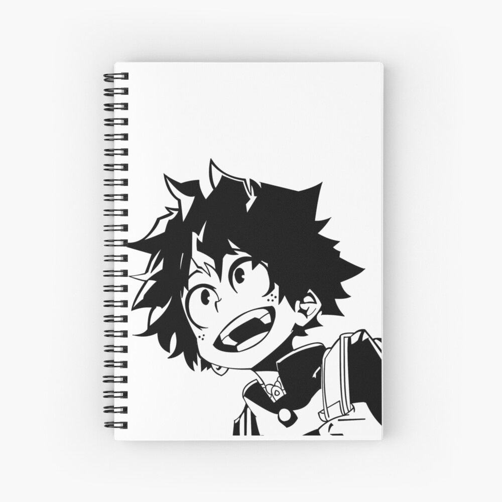 "Izuku Midoryia Deku bnha" Spiral Notebook for Sale by 0kin-andre ...