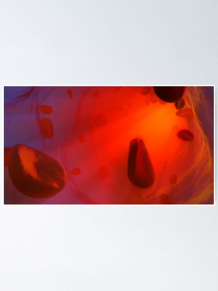 "Blood Stream Version 2" Poster by magarlick | Redbubble