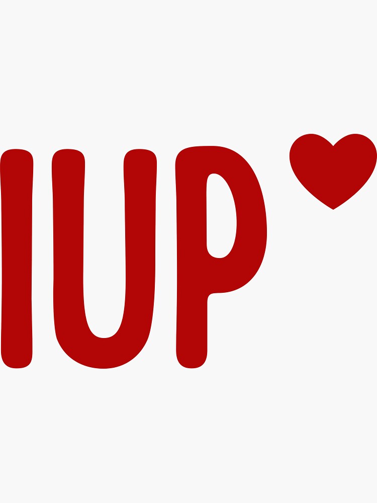 "IUP Indiana University of Pennsylvania Sticker" Sticker for Sale by ...