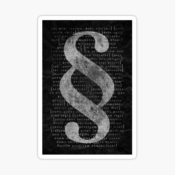 "Illustration - Paragraph in shabby vintage style" Sticker by ...