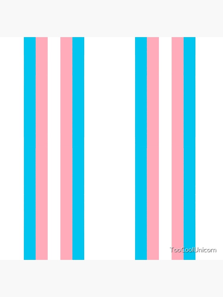 "Vertically Trans" Poster by TooCoolUnicorn | Redbubble