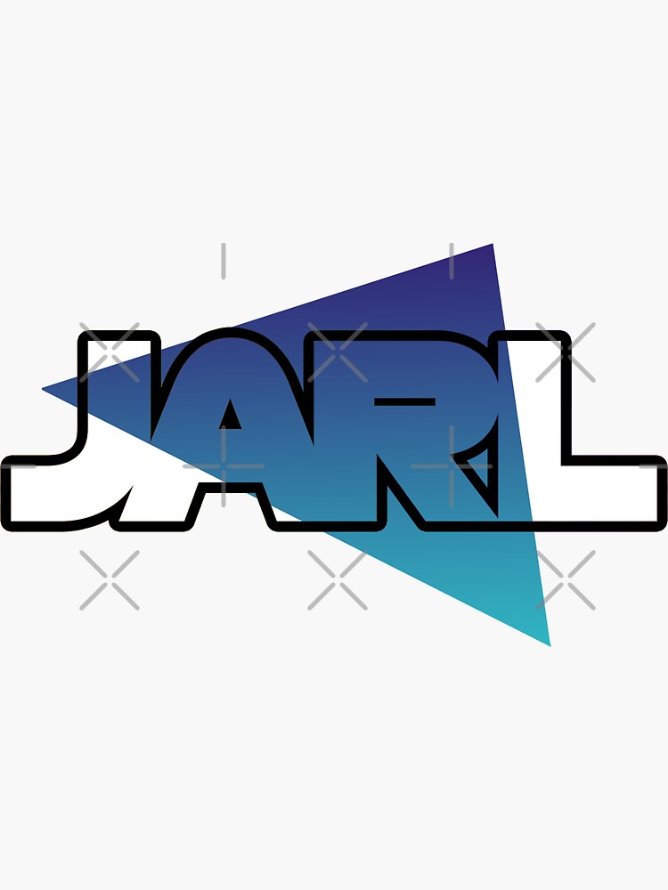 "JARL LOGO SEASON 2" Sticker for Sale by teddygun | Redbubble