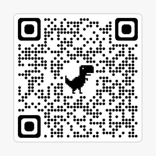 "bbc ghosts qr code" Sticker for Sale by iwearnicesocks | Redbubble