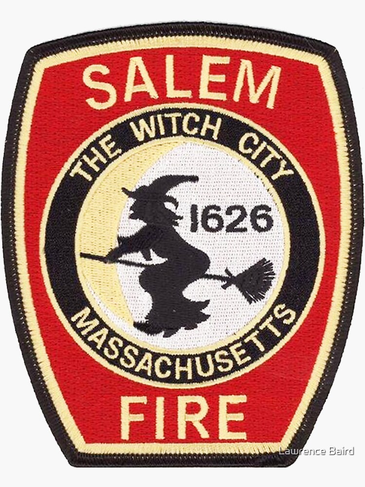 "Salem Massachusetts Fire Department" Sticker for Sale by lawrencebaird ...