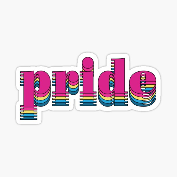 "Pride (Pan Flag)" Sticker by brianacecilia | Redbubble