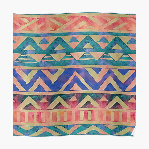 "Modern African Pattern Kitenge" Poster for Sale by afronaught | Redbubble