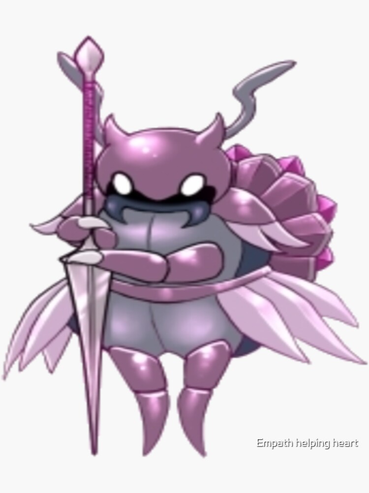 "ZOTE GREY PRINCE HOLLOW KNIGHT STICKER" Sticker for Sale by Mansi ...