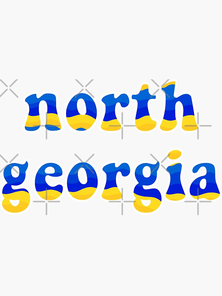 "North Georgia " Sticker for Sale by maddiesiegel | Redbubble