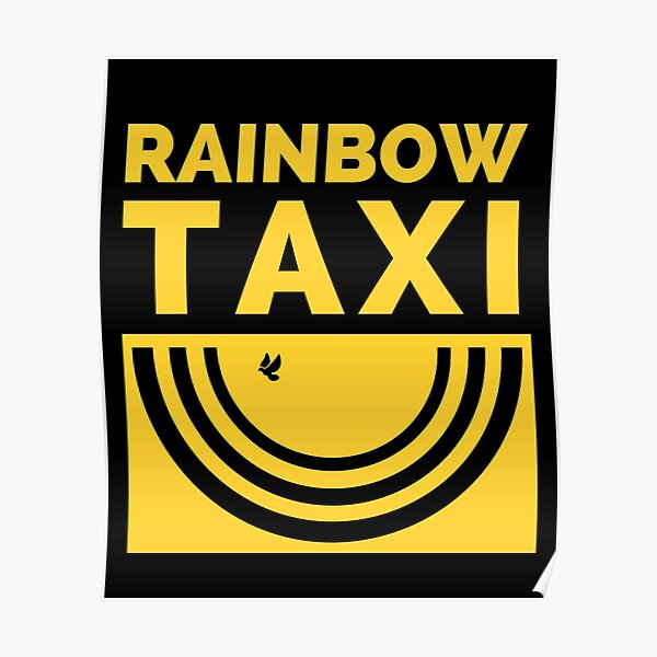 Póster «Rainbow Taxi Logo v2 KDrama Taxi Driver 모범 택시» de yournewfave ...