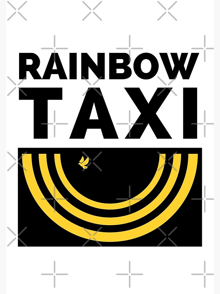 "Rainbow Taxi Logo v1 KDrama Taxi Driver 모범택시" Spiral Notebook by ...