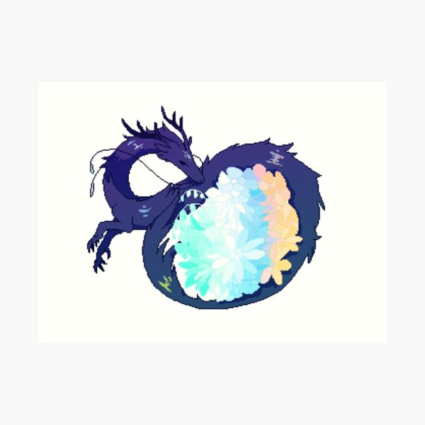 Unlabeled Flag Lgbt Pride Dragon Requested Art Print By
