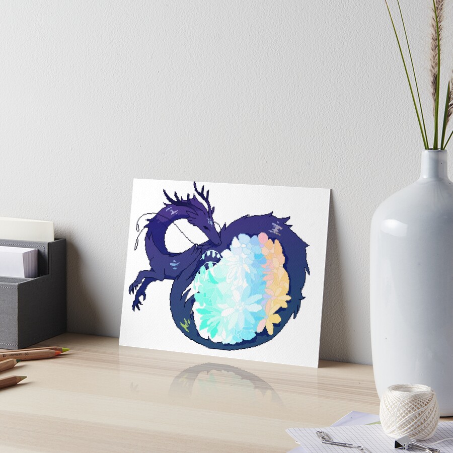 Unlabeled Flag Lgbt Pride Dragon Requested Art Board Print By