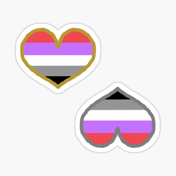 "Akoi/Lithosexual Pride Heart" Sticker by Roxzania | Redbubble
