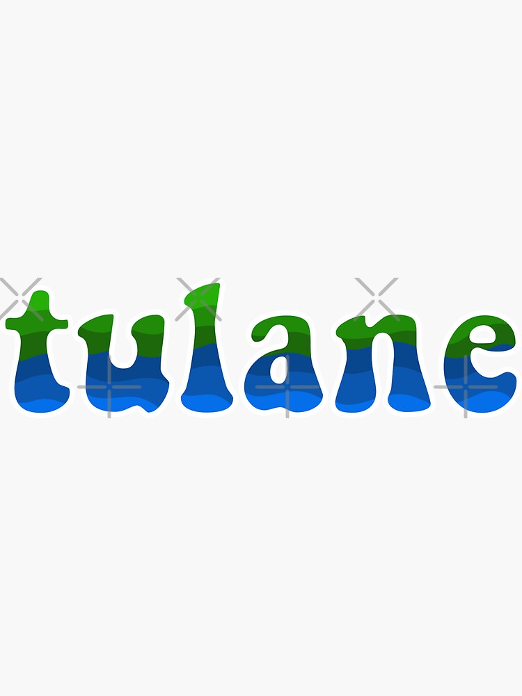 "Tulane " Sticker for Sale by maddiesiegel | Redbubble