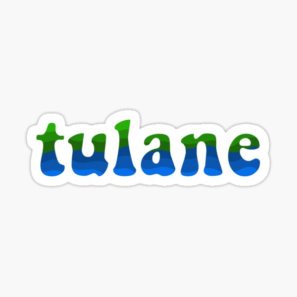 "Tulane " Sticker for Sale by maddiesiegel | Redbubble