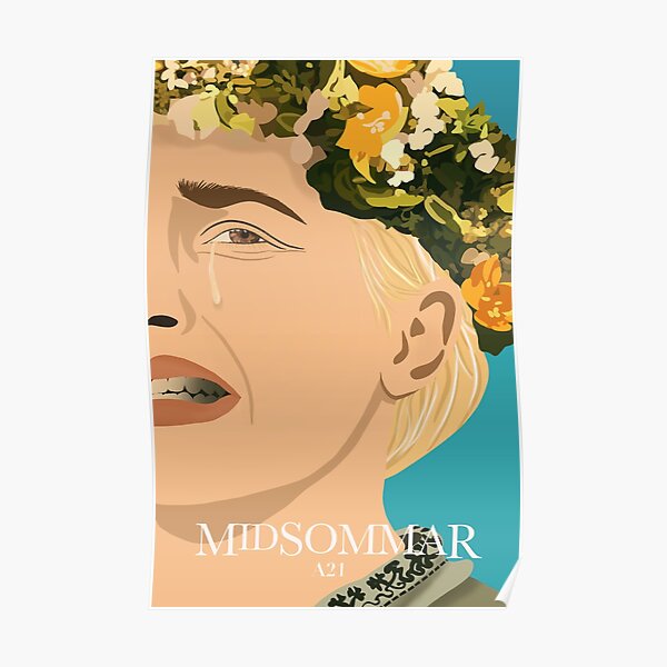 "Midsommer Movie Poster Illustration " Poster by GeodeCreative | Redbubble