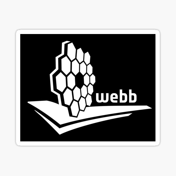 "James Webb Space Telescope Logo" Sticker for Sale by moontwist | Redbubble