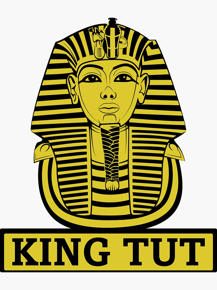 "King Tut, King Tut - Tomb, Facts & Mummy, Tutankhamun" Sticker for ...