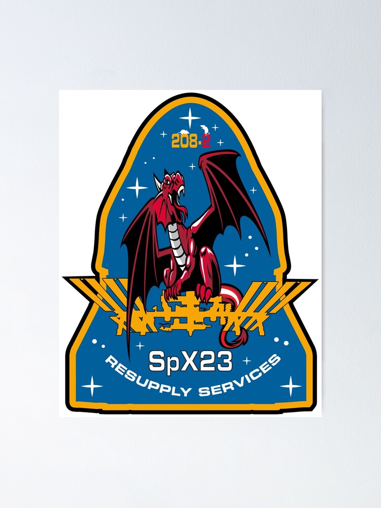 "Spx 23 Mission Patch" Poster for Sale by Spacestuffplus | Redbubble