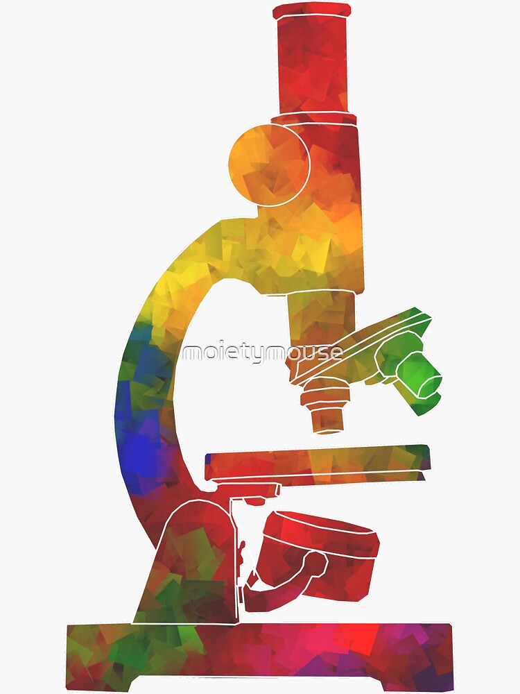 "Rainbow Microscope" Sticker for Sale by moietymouse | Redbubble