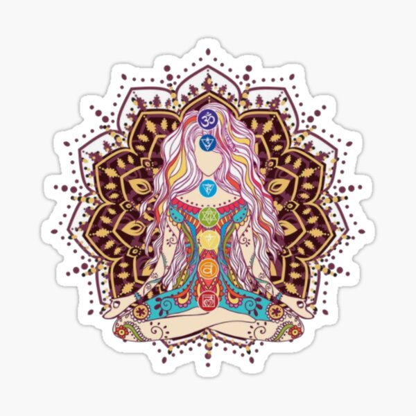 "7 chakras" Sticker by xawearclothing | Redbubble