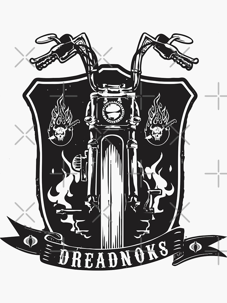 "Gi Joe Cobra Dreadnok Bike Design" Sticker for Sale by AJ Liber ...