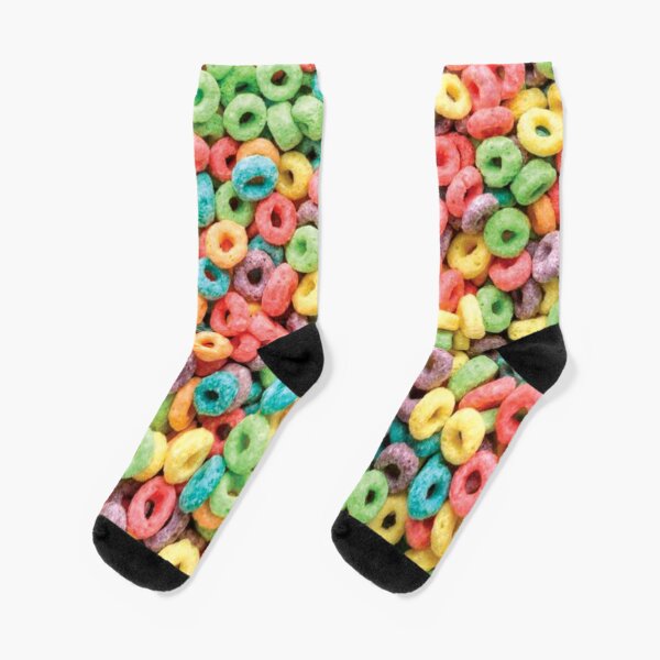 "Colorful Froot Loops Pattern " Socks for Sale by StarsForgers | Redbubble