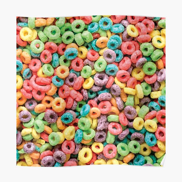 "Colorful Froot Loops Pattern " Poster by StarsForgers | Redbubble