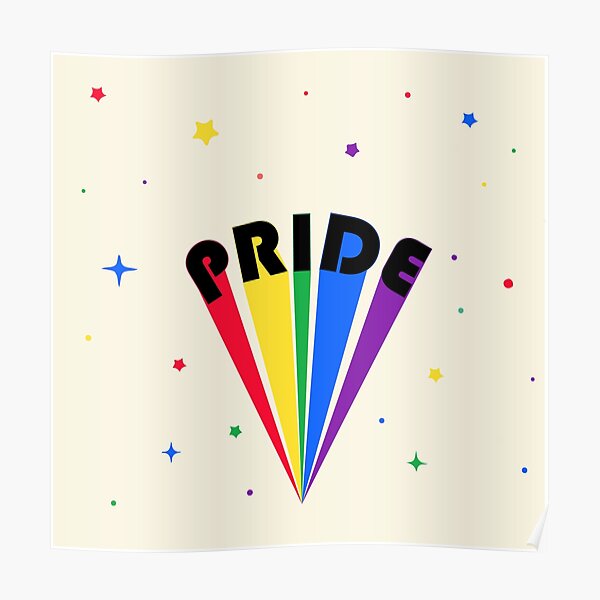 "Happy Pride Month LGBTQI" Poster by itslucydiamond | Redbubble