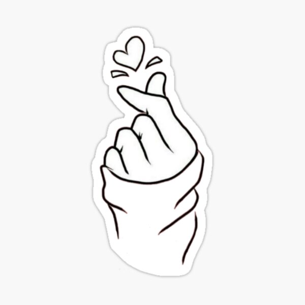 "Cute love symbol " Sticker by Arida4 | Redbubble