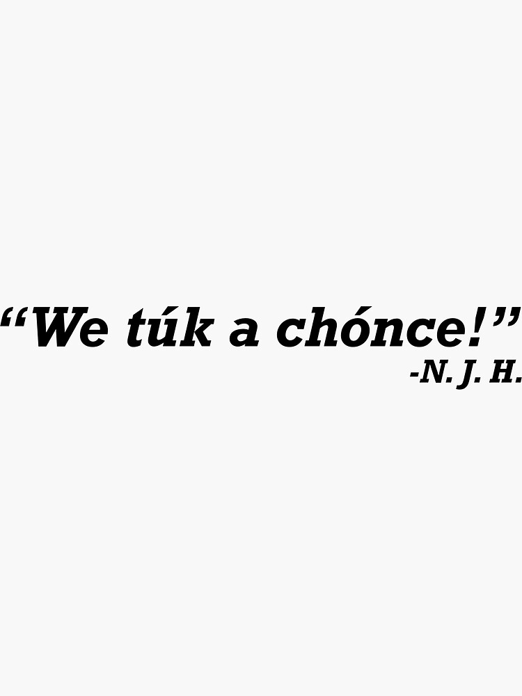 "We Took a Chonce" Sticker for Sale by Random-Fandomz | Redbubble