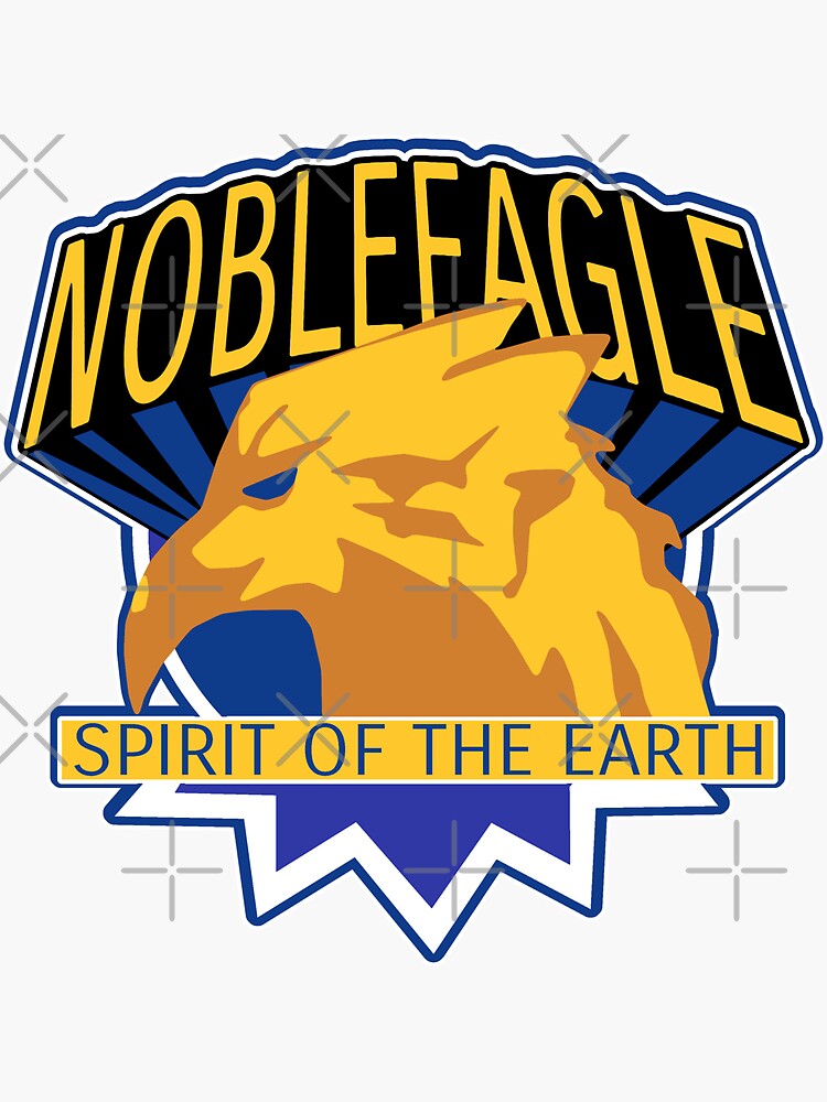 "Noble Eagle" Sticker for Sale by NerdiousBrands | Redbubble