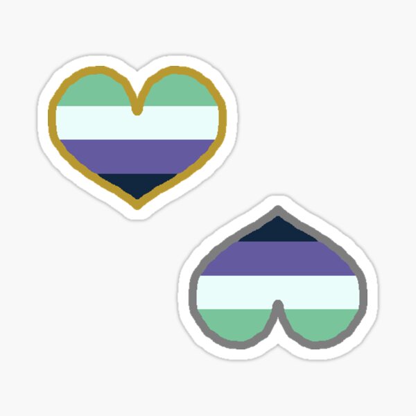 "Aroace Spectrum 2 Pride Heart" Sticker for Sale by Roxzania | Redbubble