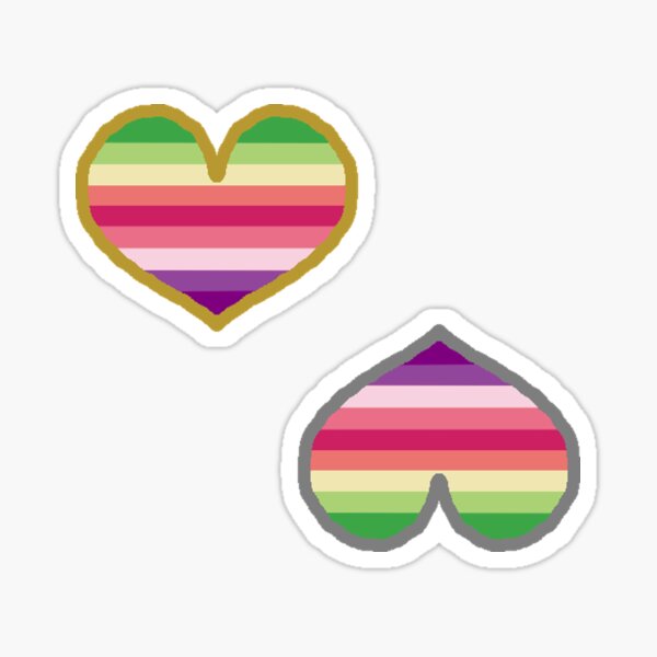 "Aroaceflux Pride Heart" Sticker by Roxzania | Redbubble