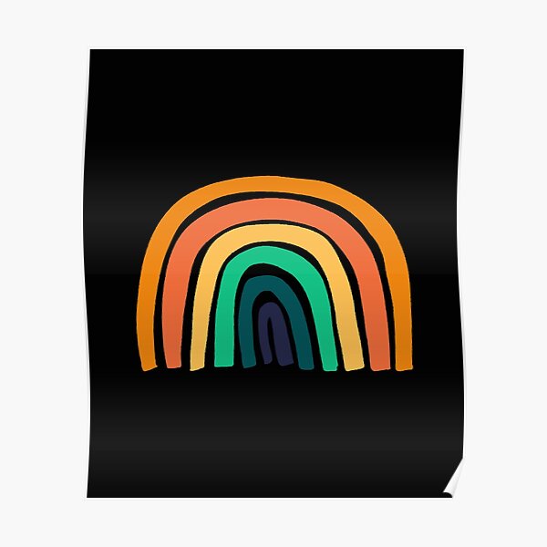 "Vintage hydro Colorful Rainbow" Poster for Sale by Thevulcano | Redbubble