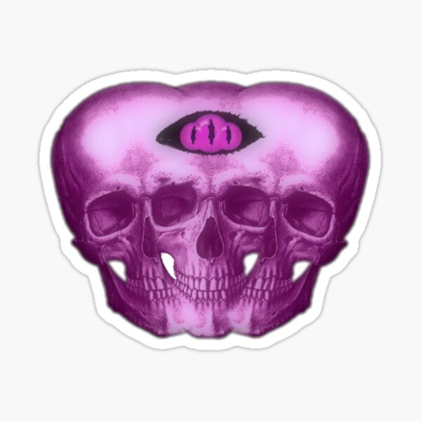 "Purple skulls" Sticker by Rayman666 | Redbubble