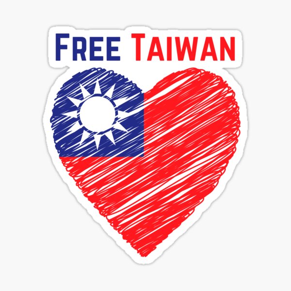 "Free Taiwan Independence day" Sticker for Sale by Evesto-art | Redbubble