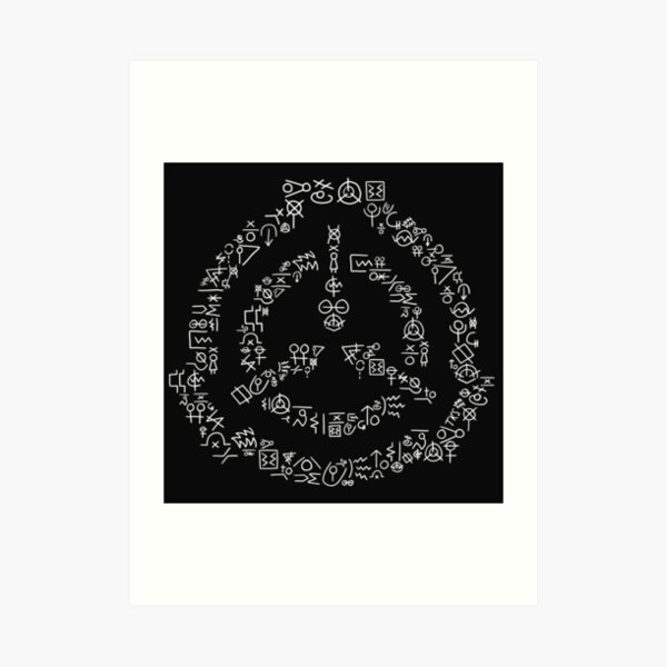 "Copy of MTF Field Codes, SCP Logo - White" Art Print for Sale by ...
