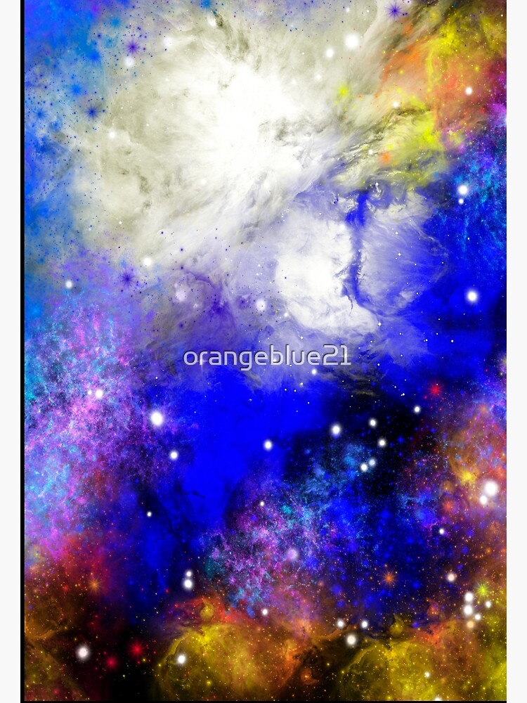 "Colorful Galaxy Art" Poster by orangeblue21 | Redbubble